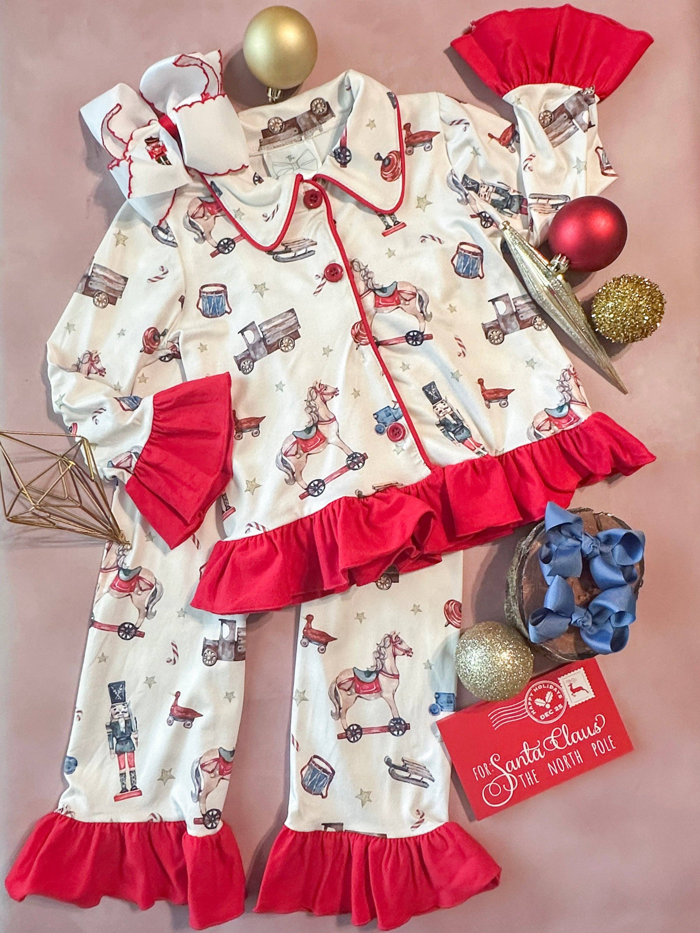 A Very Vintage Christmas Girl's Pajamas – Southern Stitch Company